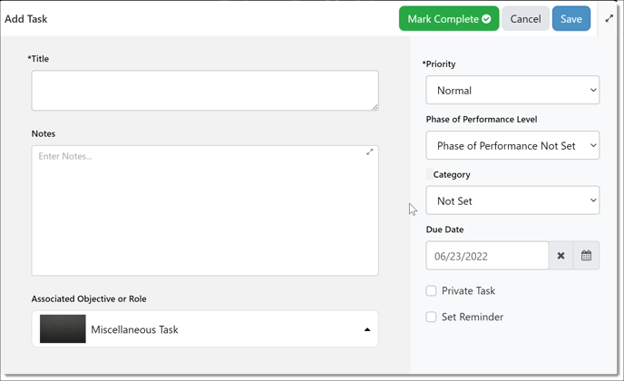 FAQ: How to Add a Task